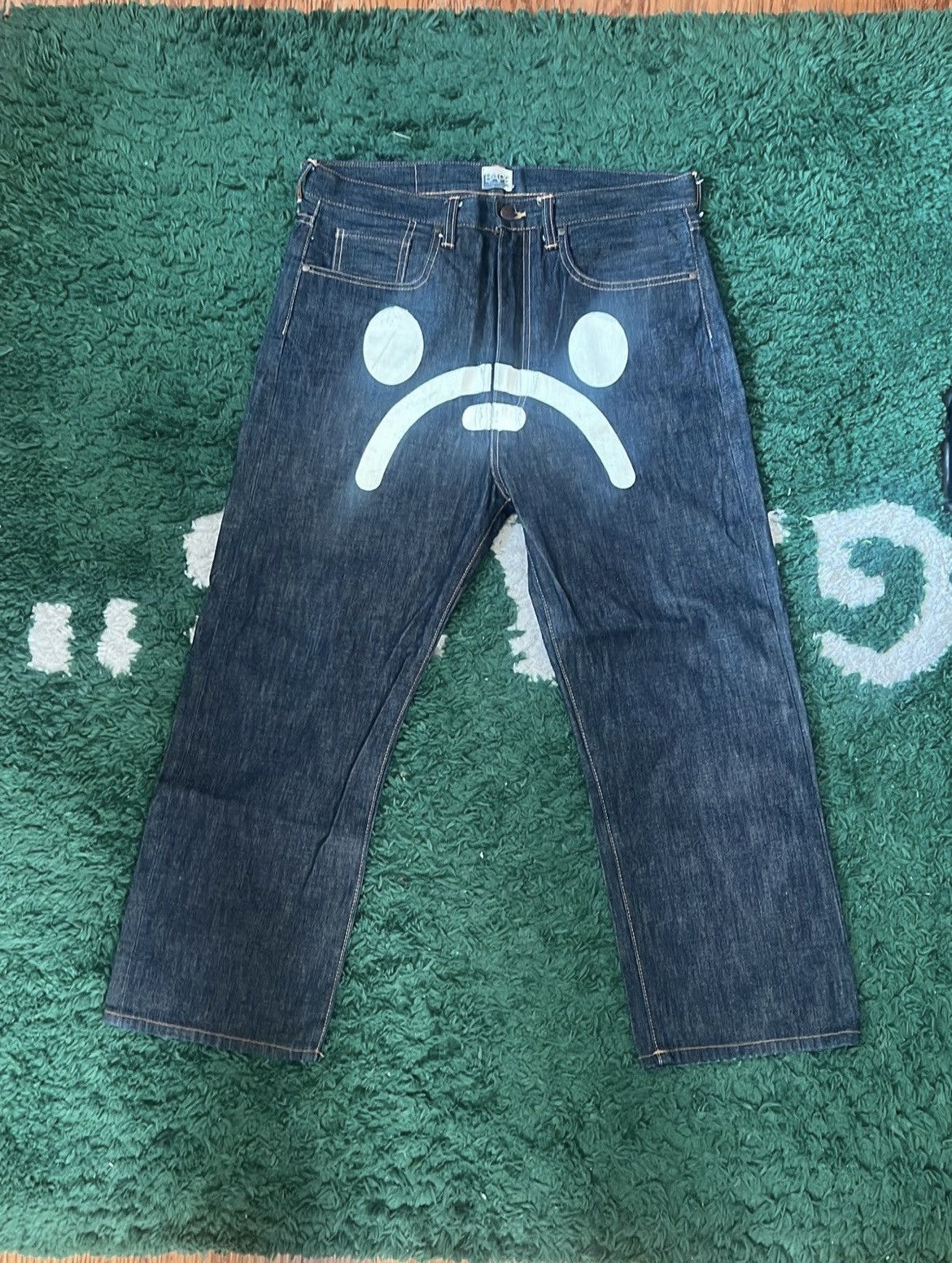Bape Baby Milo Face Denim | Grailed