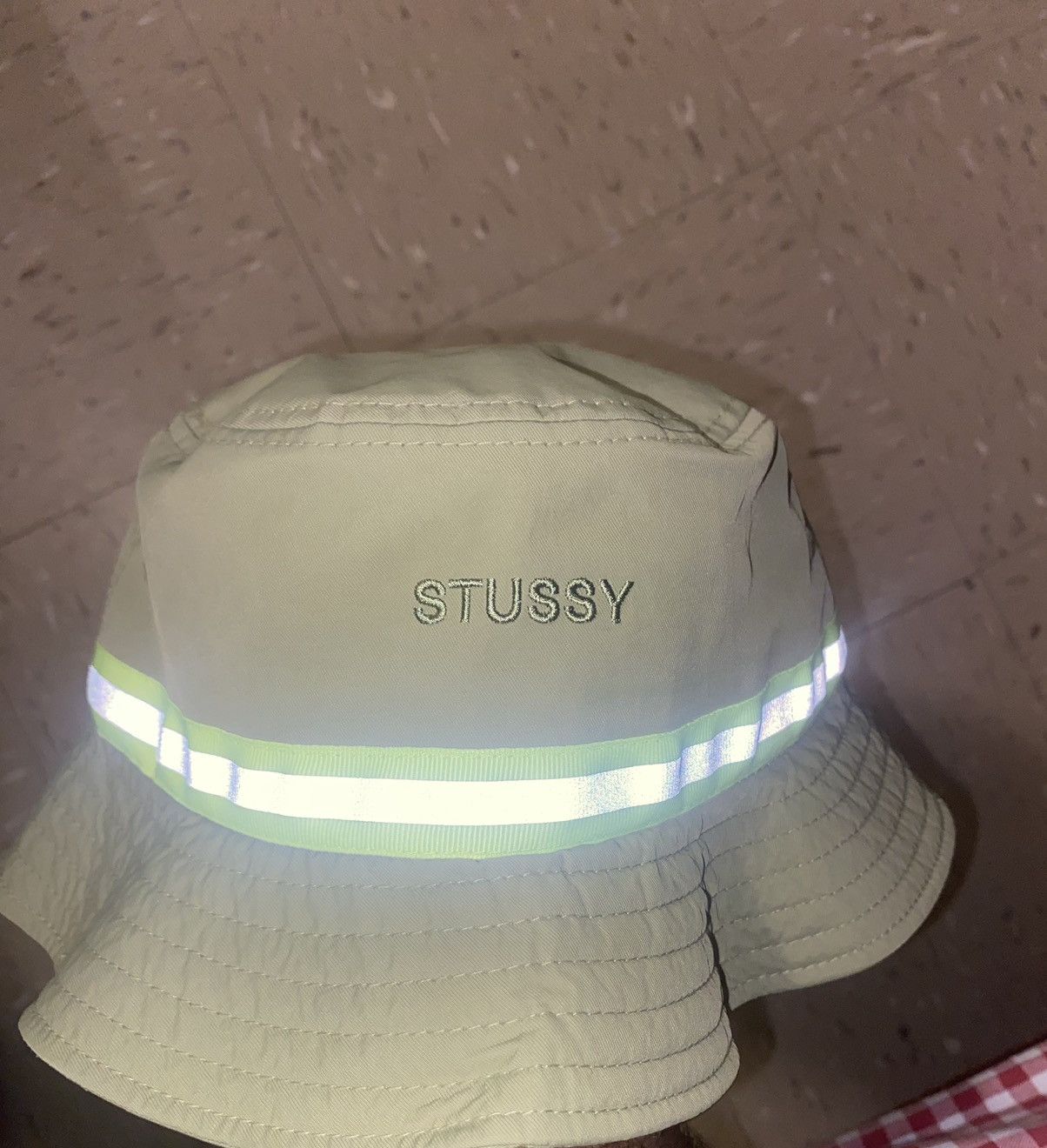 Stussy Stussy Reflective Tape Bucket Hat | Grailed