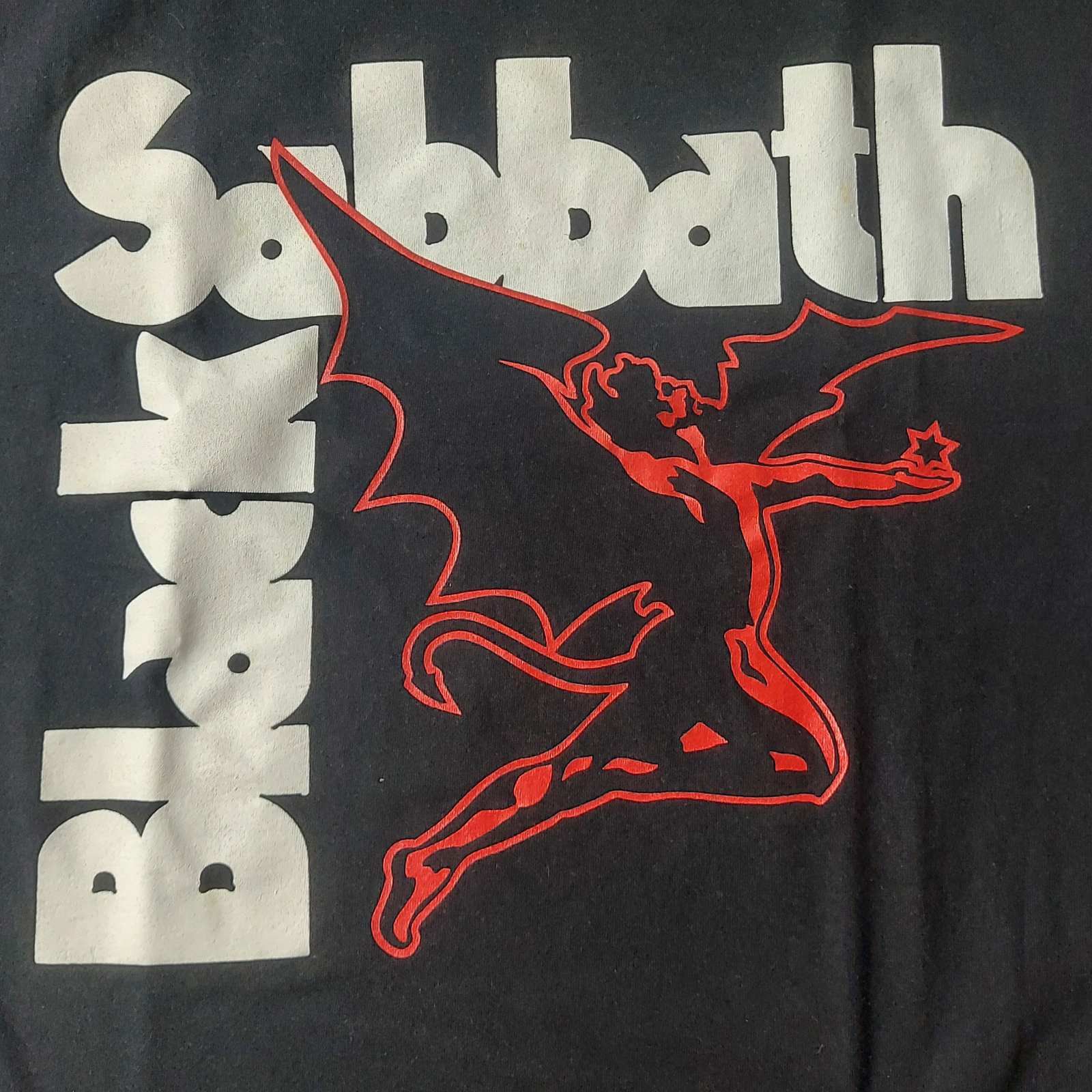 Band Tees black sabbath devil logo black tshirt size XL | Grailed