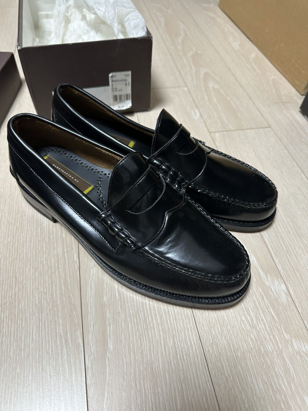 Allen Edmonds Johnston&murphy Ski moc penny loafers 8E | Grailed
