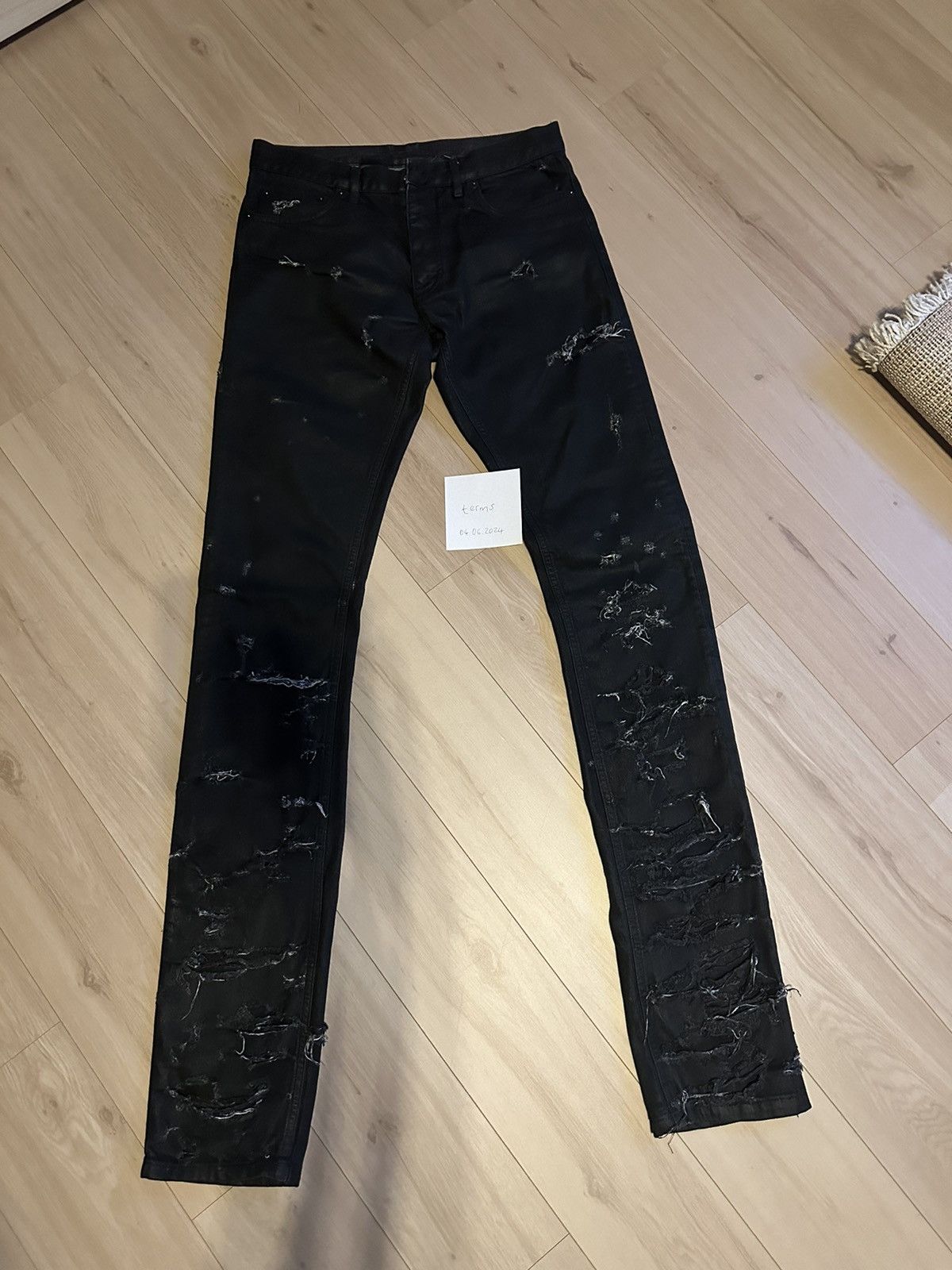 Dior Dior SS04 Strip Denim Hedi Slimane | Grailed