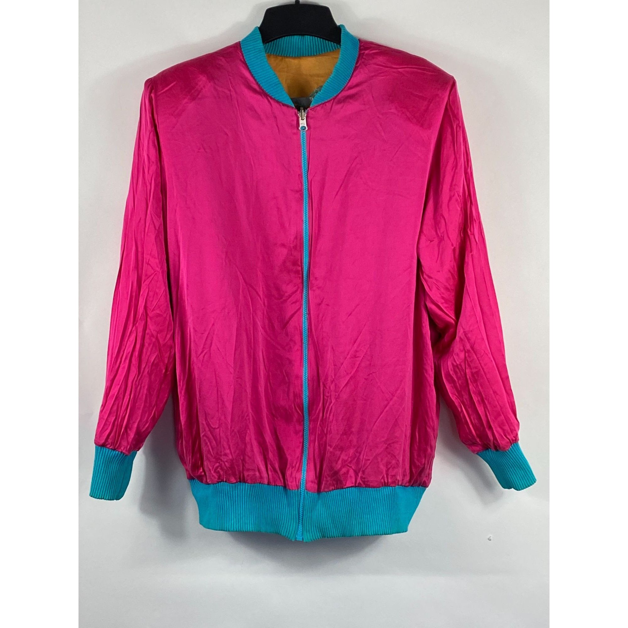 Vintage Vintage Flying Colors AOP Reversible Bomber Jacket Multicolo ...