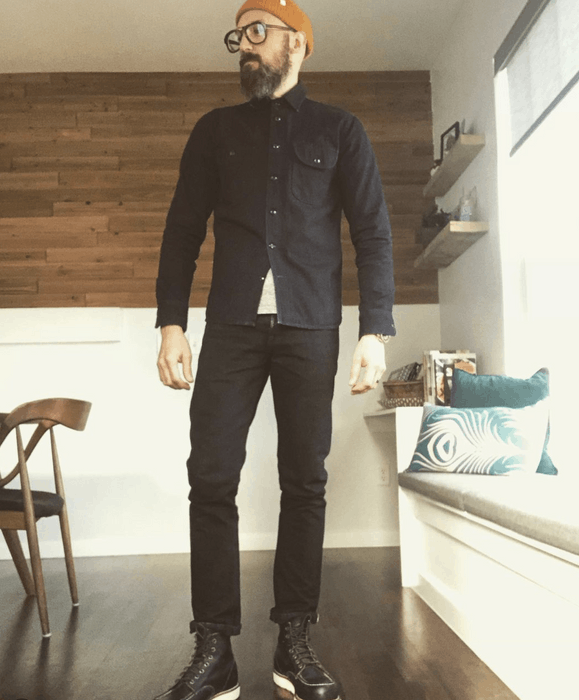 Rogue Territory Rogue Territory Indigo Selvedge Canvas, ISC Work Shirt ...