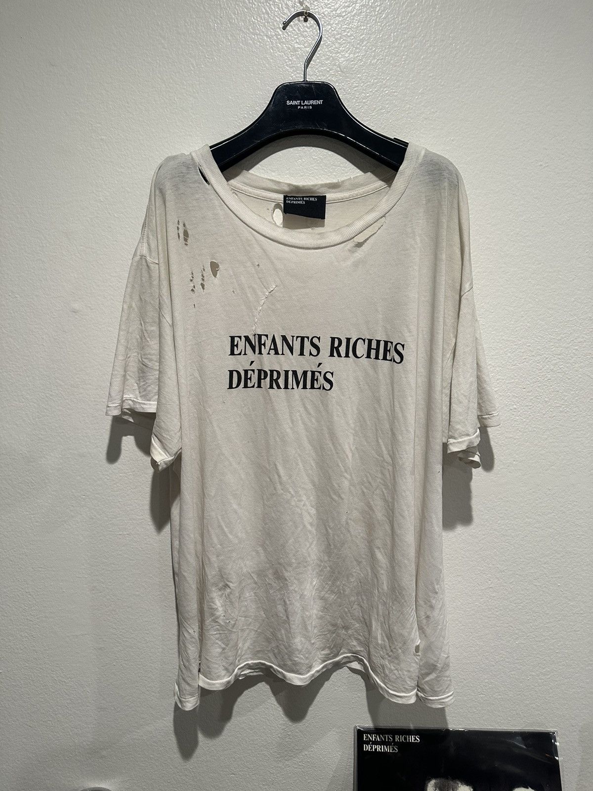 Enfants Riches Deprimes ERD Rare Thrashed Logo Tee XXL | Grailed