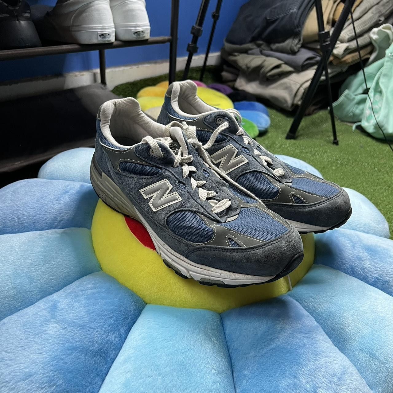 New Balance New Balance MADE in USA 993 Core navy blue sneakers | Grailed