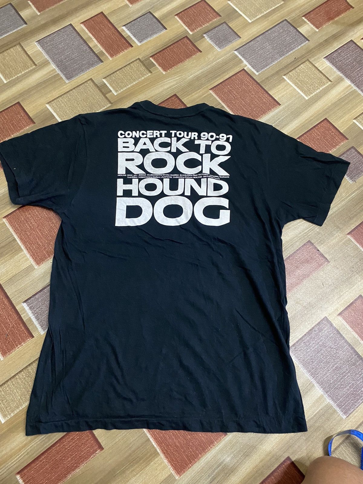 Tour Tee Vintage hound dog japanese rock band tshirt | Grailed