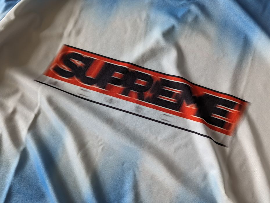 Supreme SUPREME Blur Soccer Jersey blue | Grailed