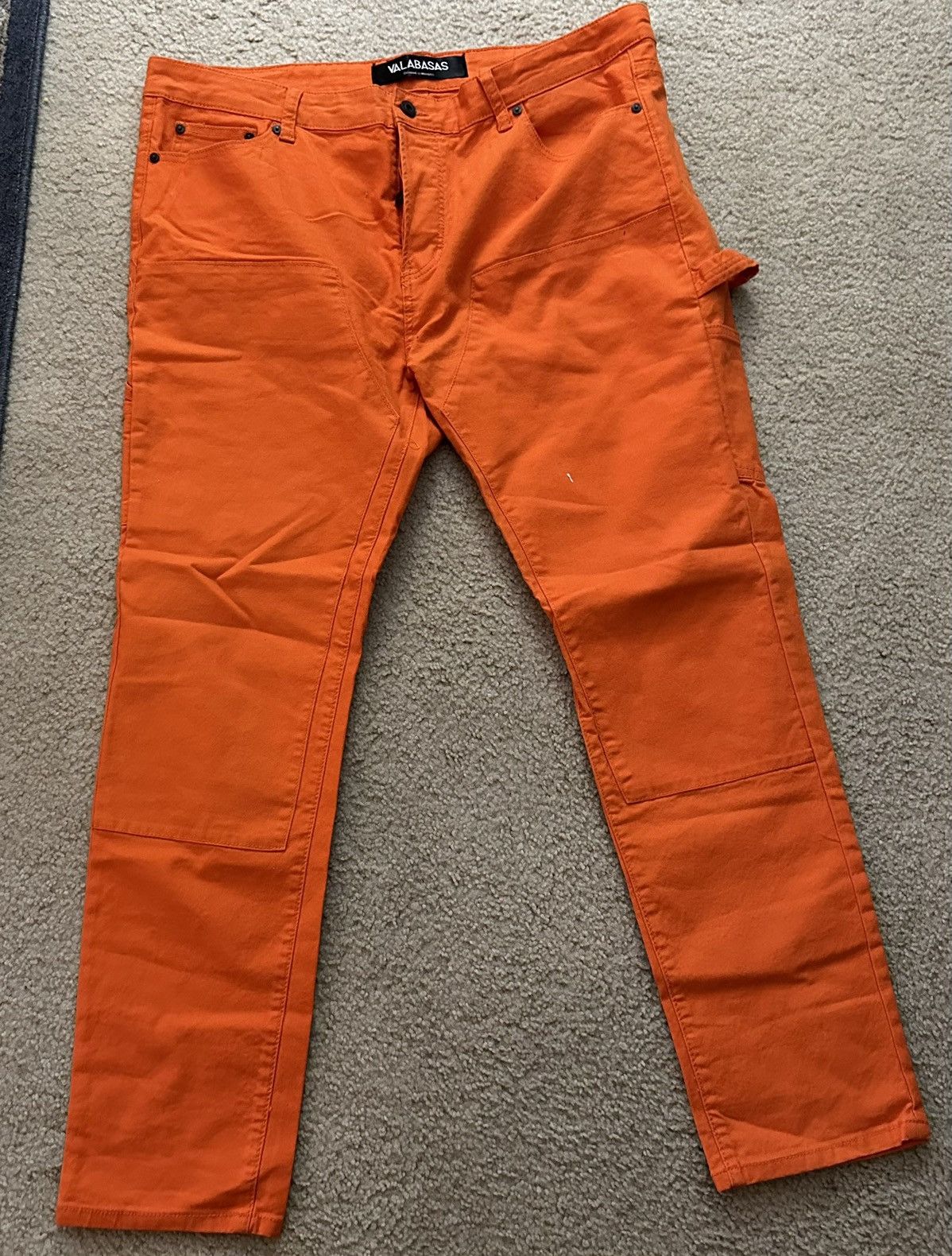Valabasas “Mr. Extendo” Orange Valabasas Jeans | Grailed