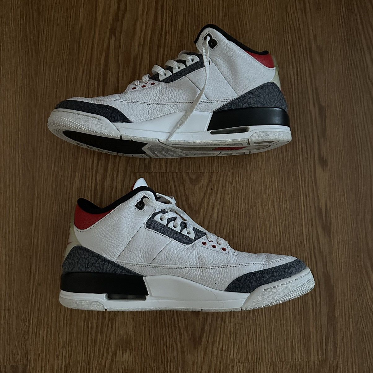 Nike Air Jordan retro 3 denim fire | Grailed