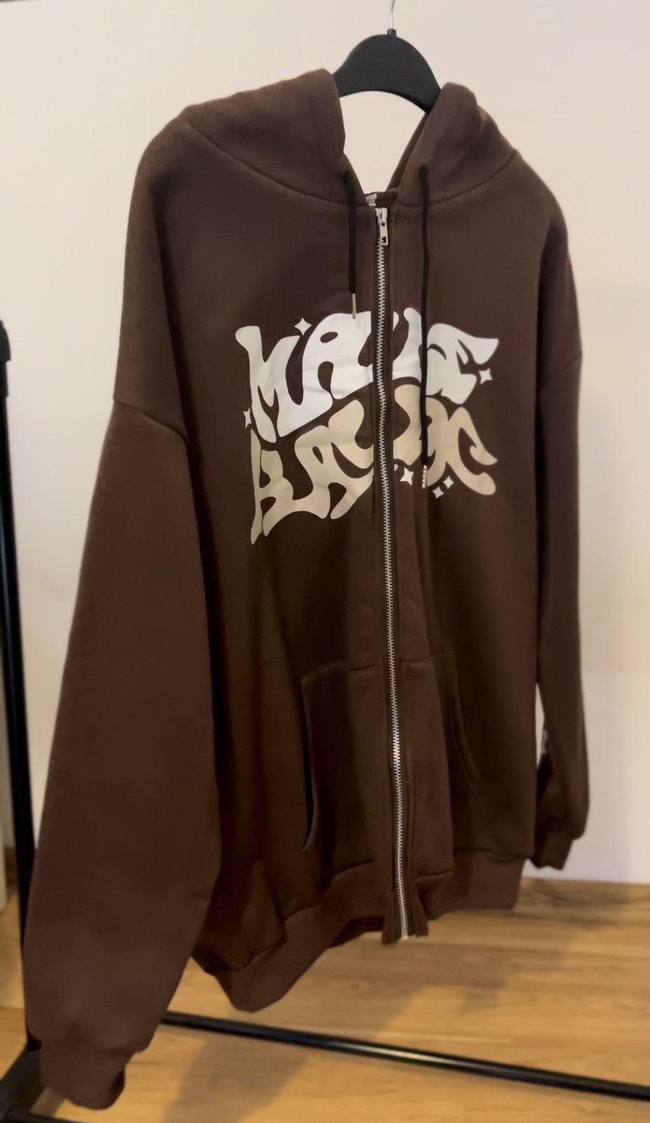 Vintage Brown made Havoc Zip up Hoodie | Grailed