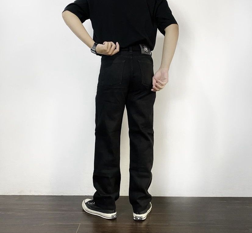 Versace Vintage Vercase jeans black solid Made in italy | Grailed