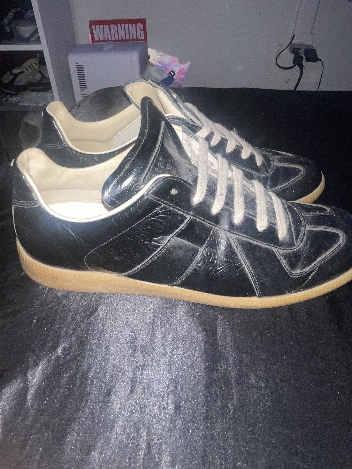 Designer × Maison Margiela × Vintage Glossy black masion margiela’s ...