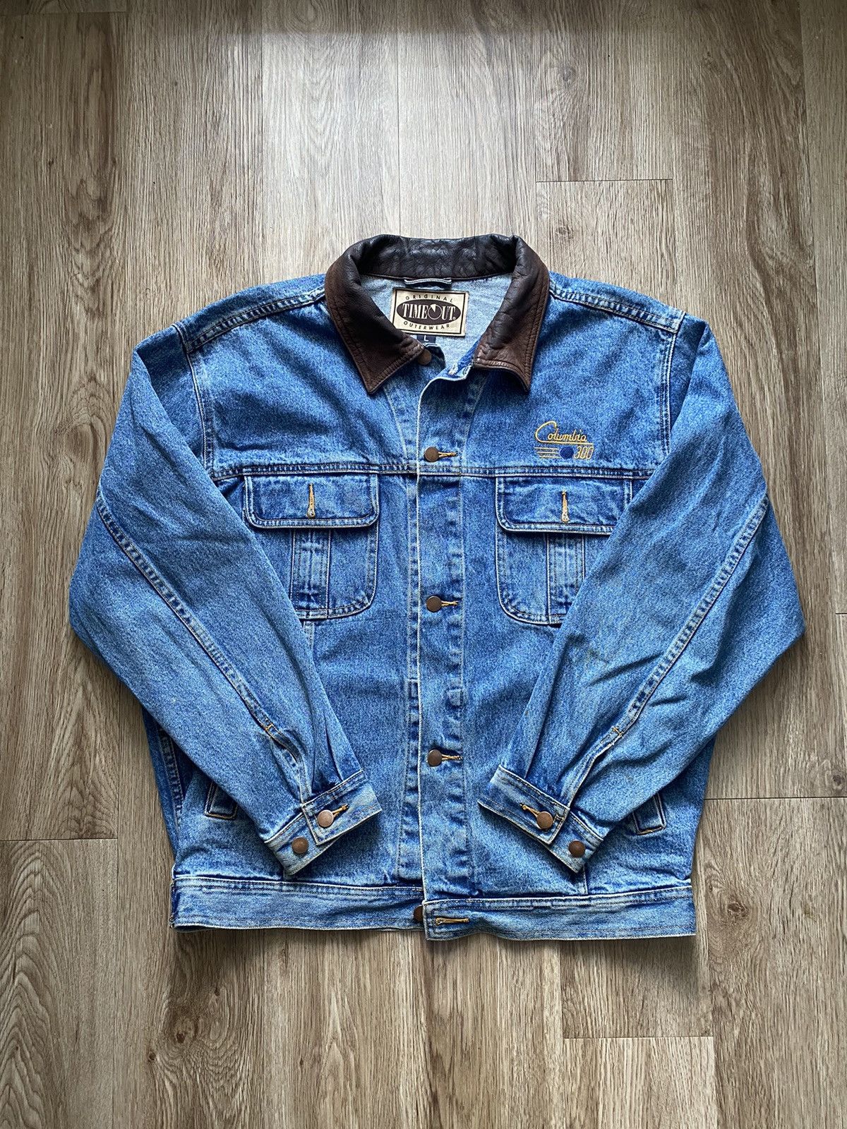 Denim Jacket × Streetwear × Vintage VINTAGE 90s DENIM TRUCKER JACKET ...