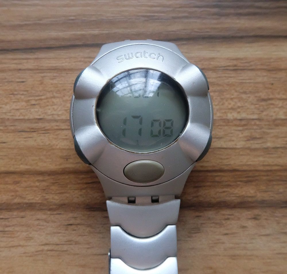 Swatch Vintage Swatch Beat Aluminium Digital Watch | Grailed