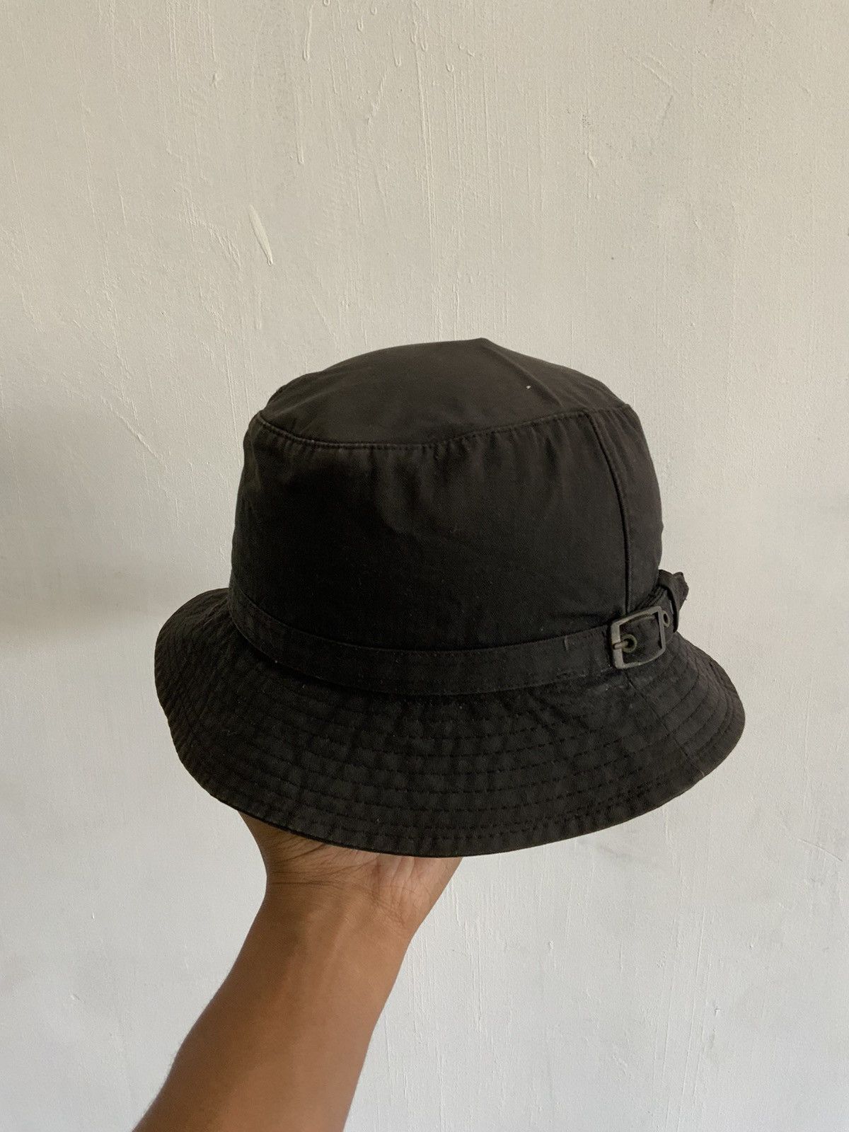 Archival Clothing Vintage Fade Black Outdoor Bucket Hat | Grailed