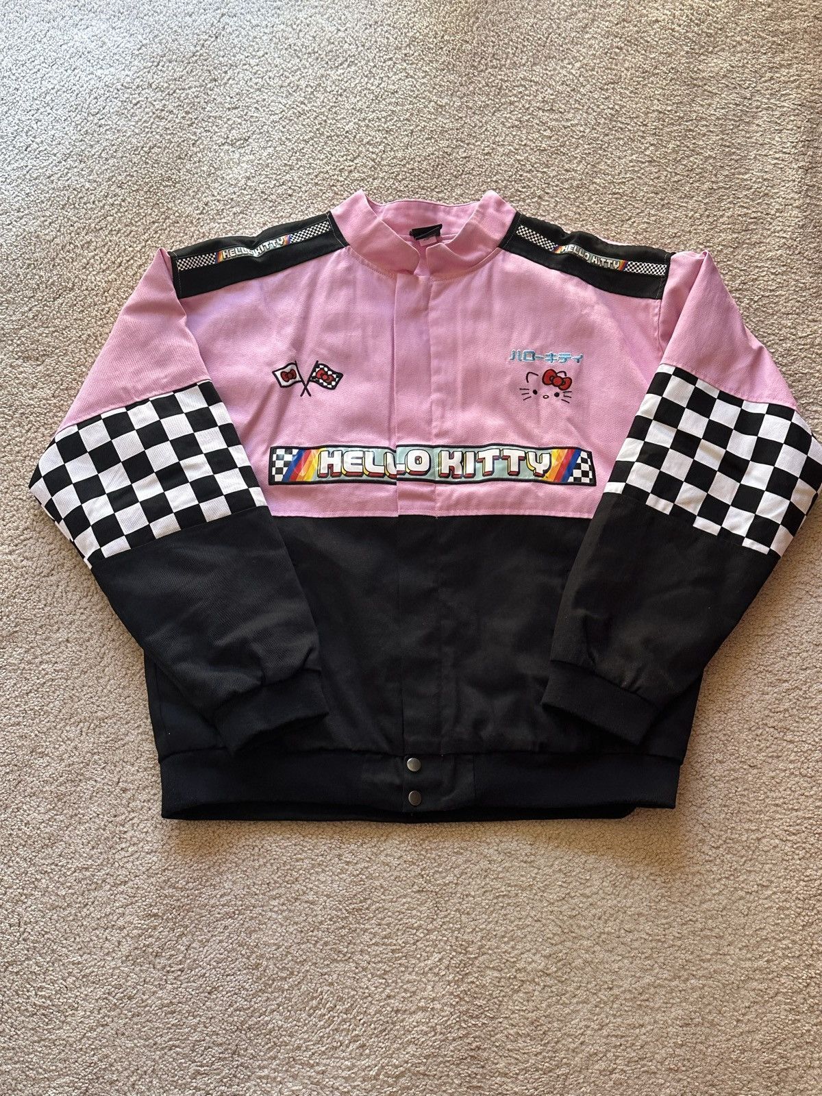 Vintage Hello Kitty Racing Jacket | Grailed