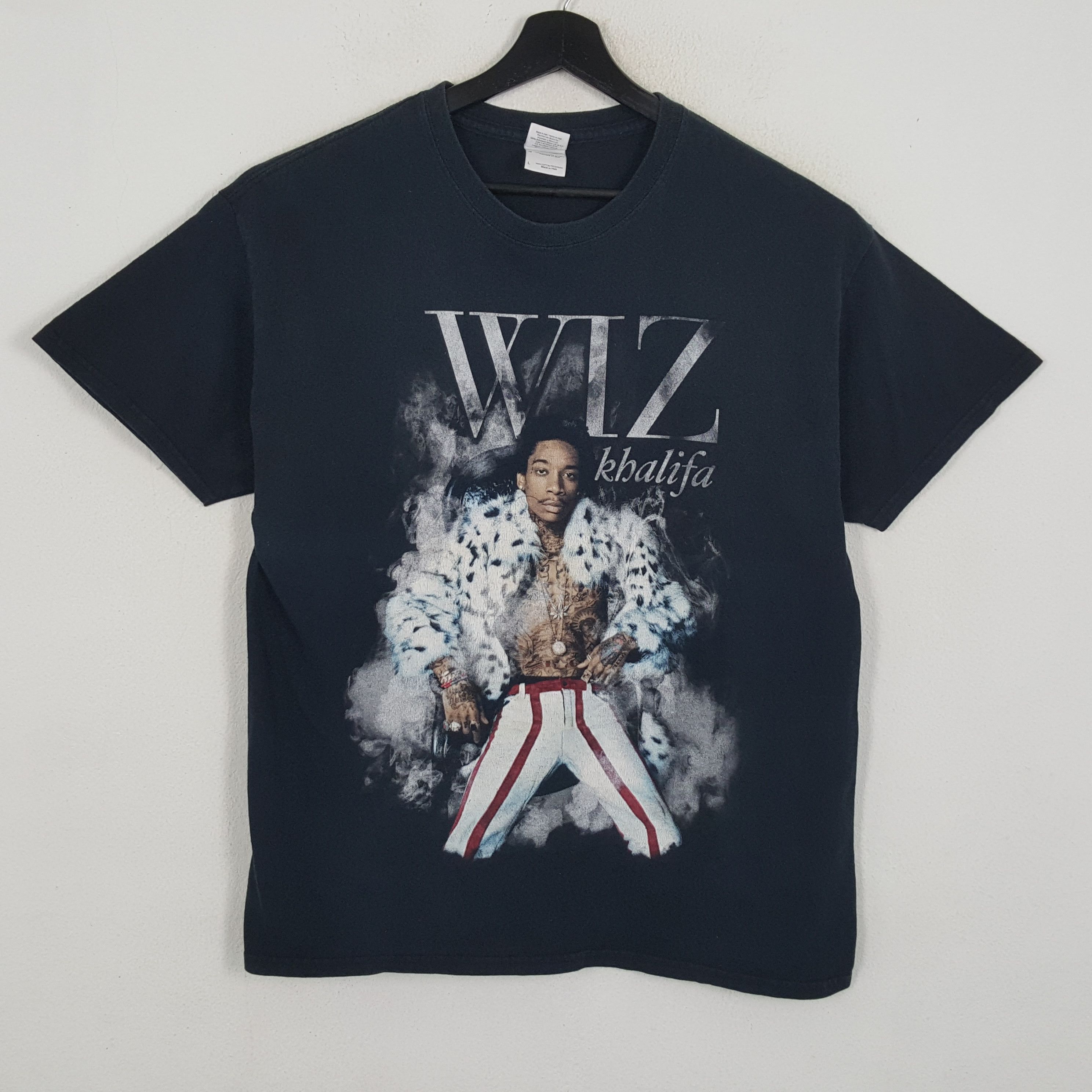 Rap Tees × Streetwear × Wiz Khalifa WIZ KHALIFA Rapper Singer Music ...