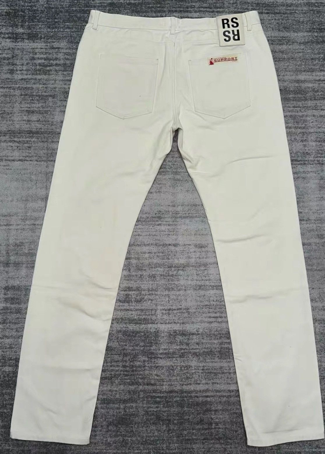 Raf Simons Raf Simons 20ss Laboratory Silhouette Leather Label Pants ...