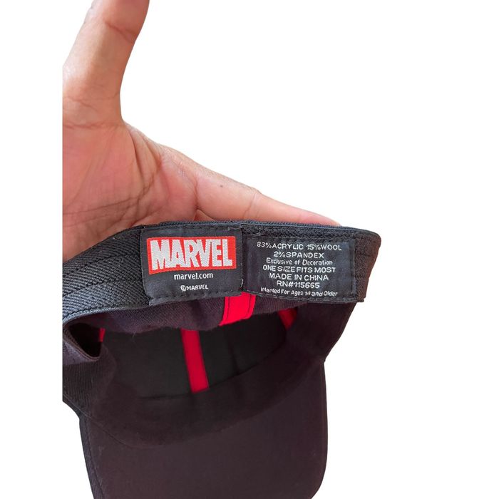 Designer Marvel's Deadpool Fitted Hat Baseball Cap Exclusive of Decor ...