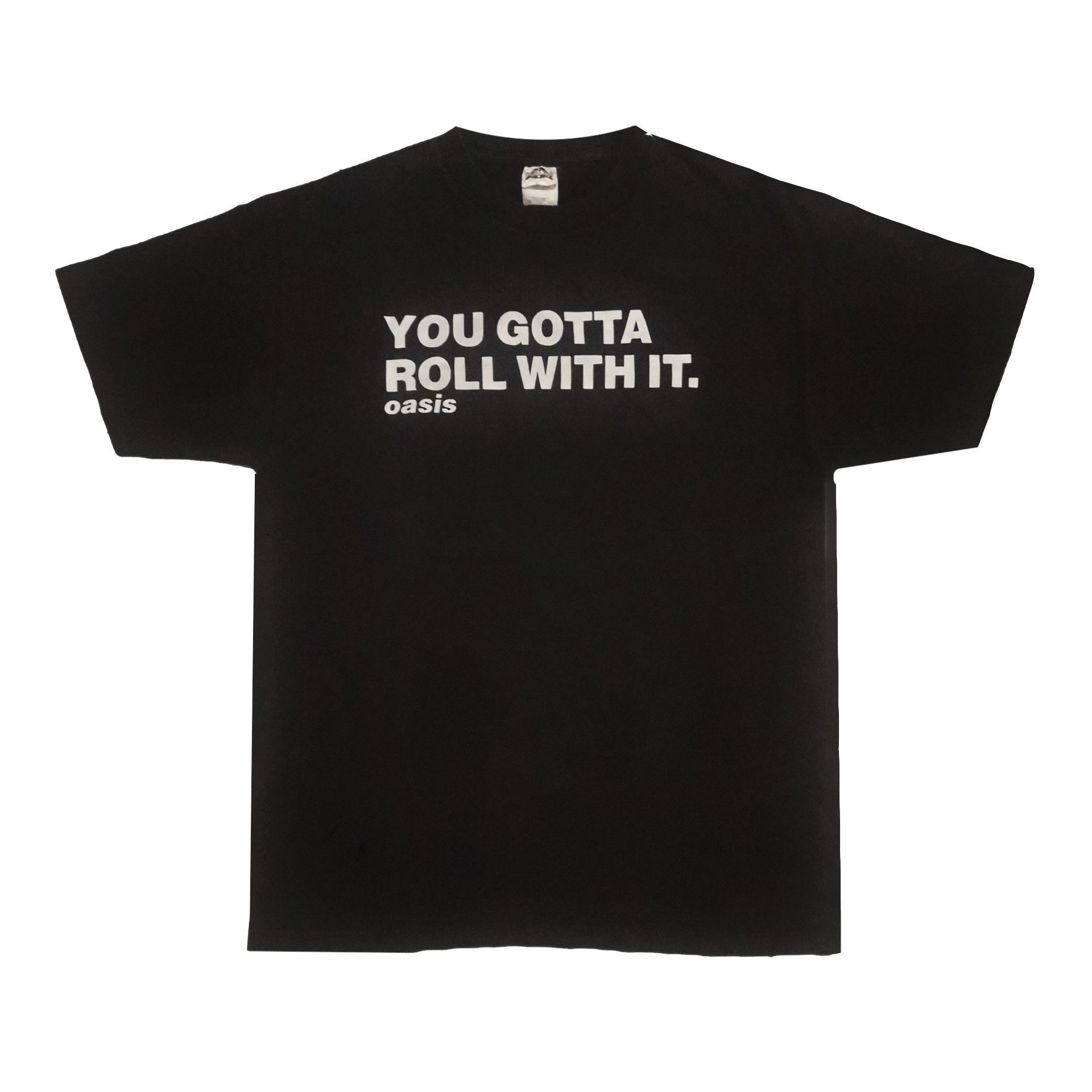 Band Tees × Very Rare OASIS t-shirt Y2K Roll With It Britpop Radiohead ...