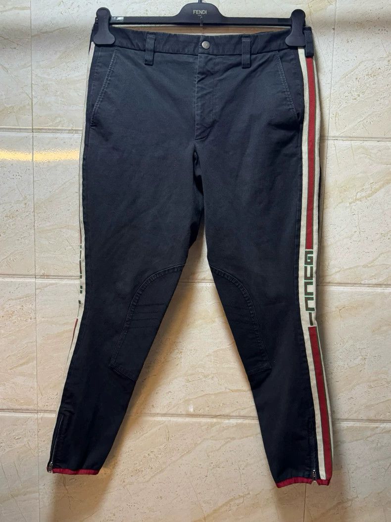 Gucci GucciSide logo school uniform workwear pants 2503-Nextarrow | Grailed