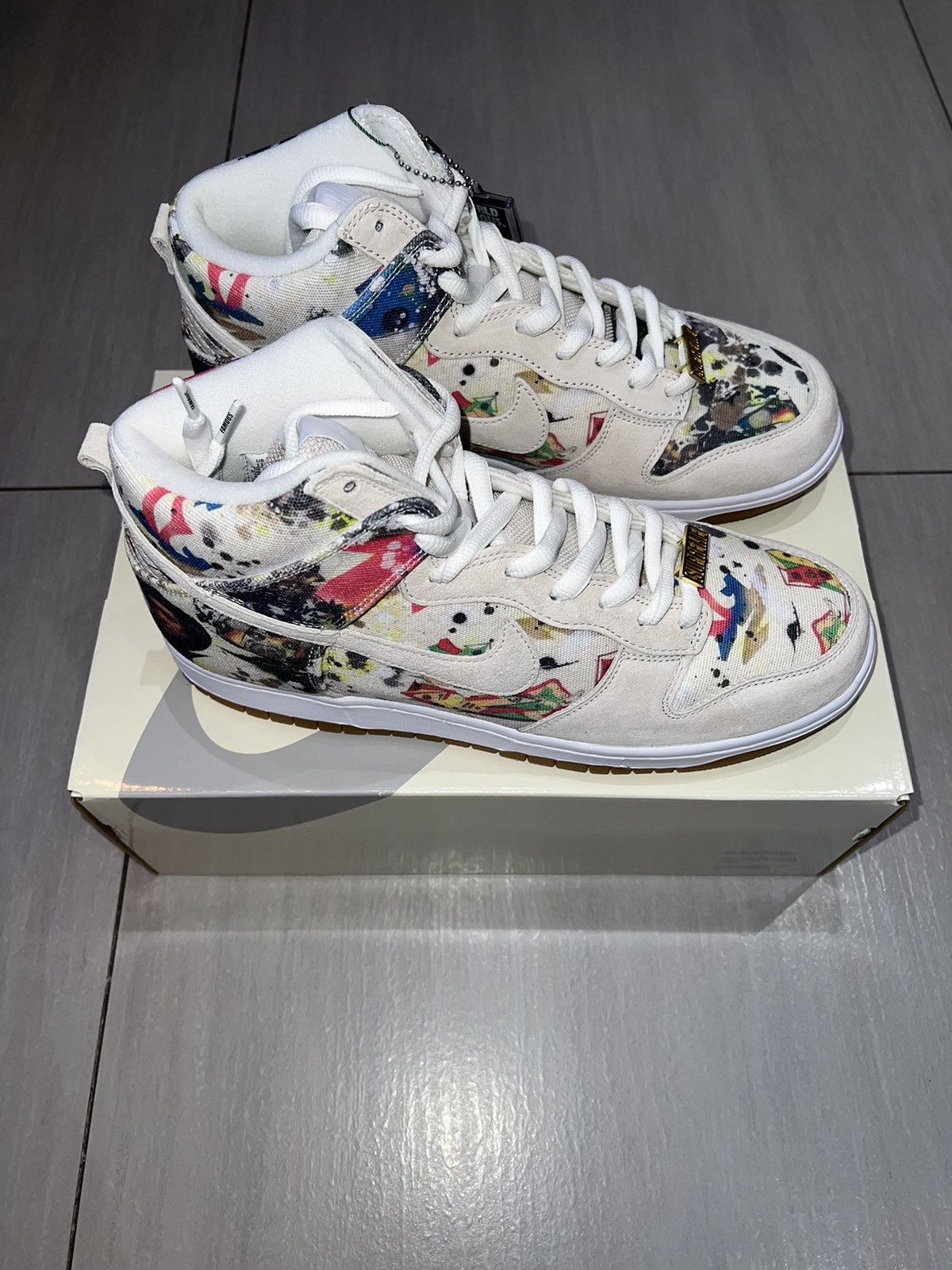 Supreme Nike SB Dunk High Supreme Rammellzee | Grailed