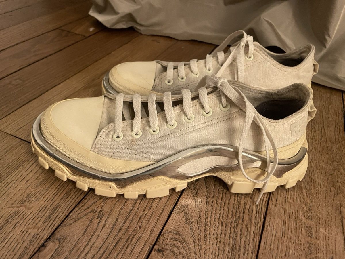 Adidas × Raf Simons Raf Simons x adidas Detroit Runner cream chrome ...
