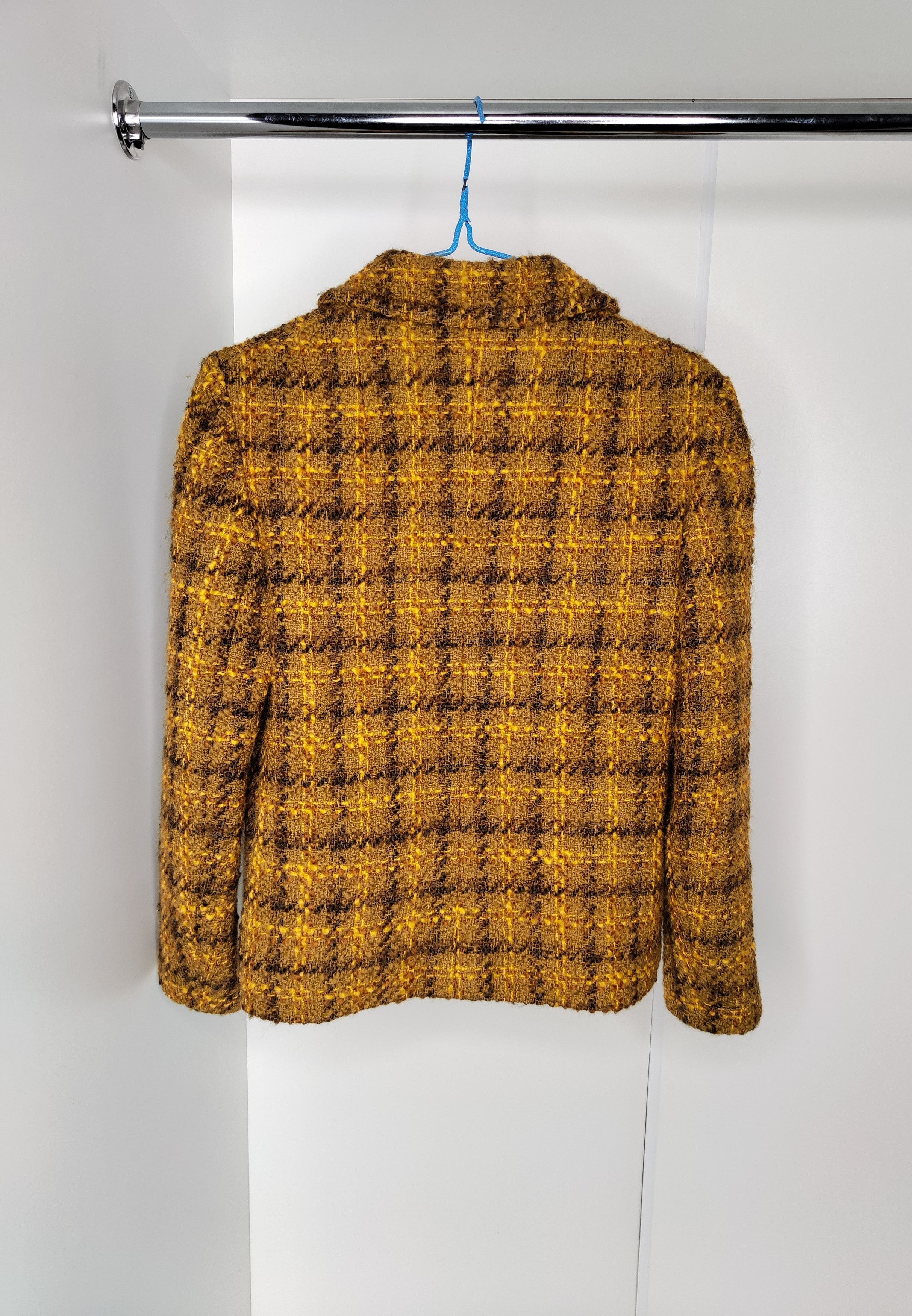 Celine Vintage Celine tweed jacket with gold buttons 80s | Grailed