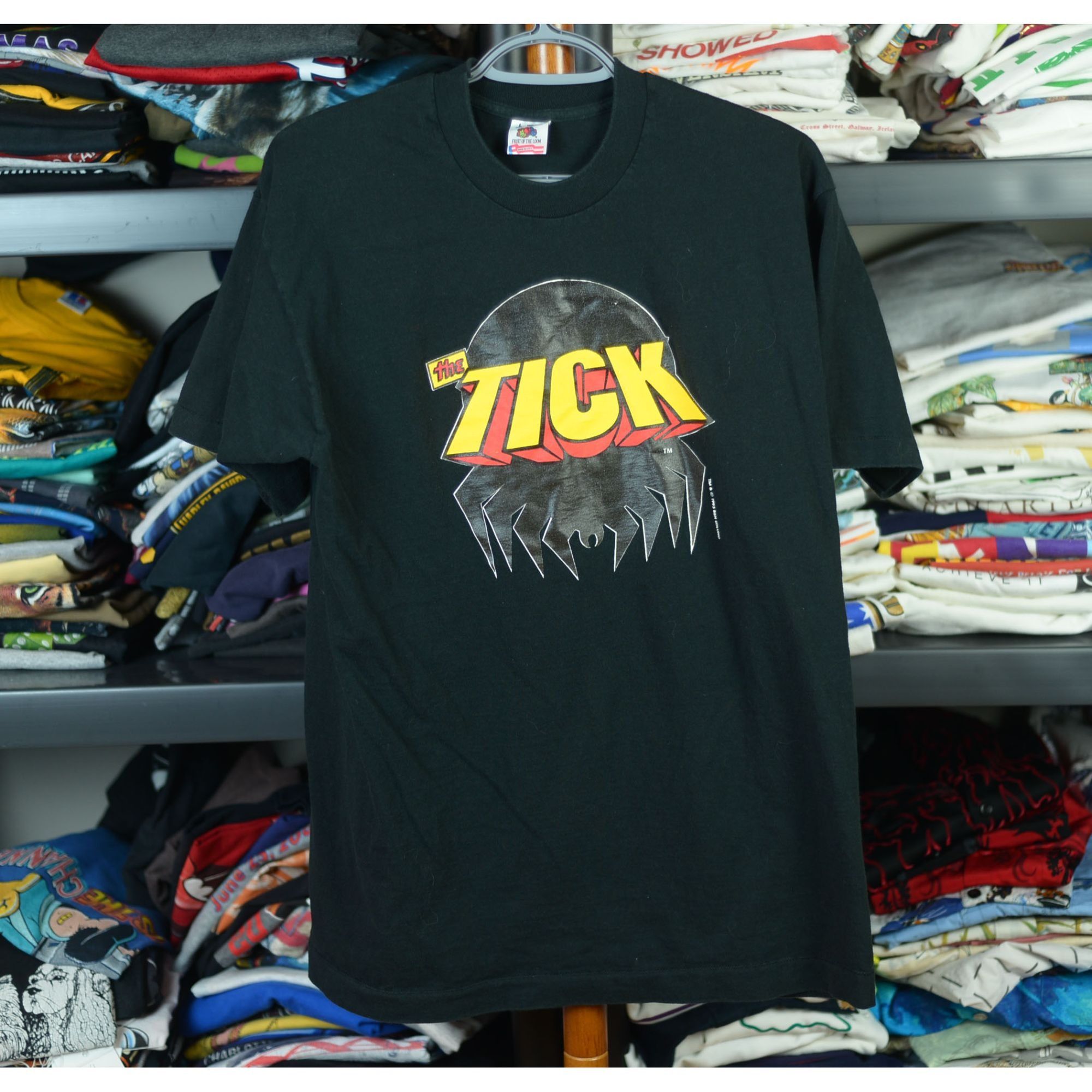 Vintage 1993 The Tick Men's Large Single Stitch VTG Movie Tee | Grailed