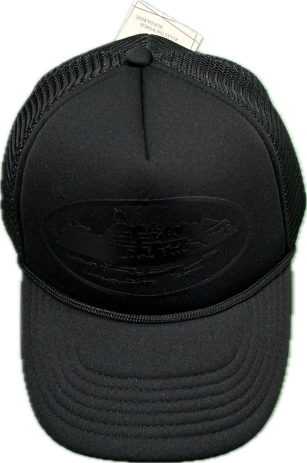 Corteiz Black Corteiz cap with black logo | Grailed