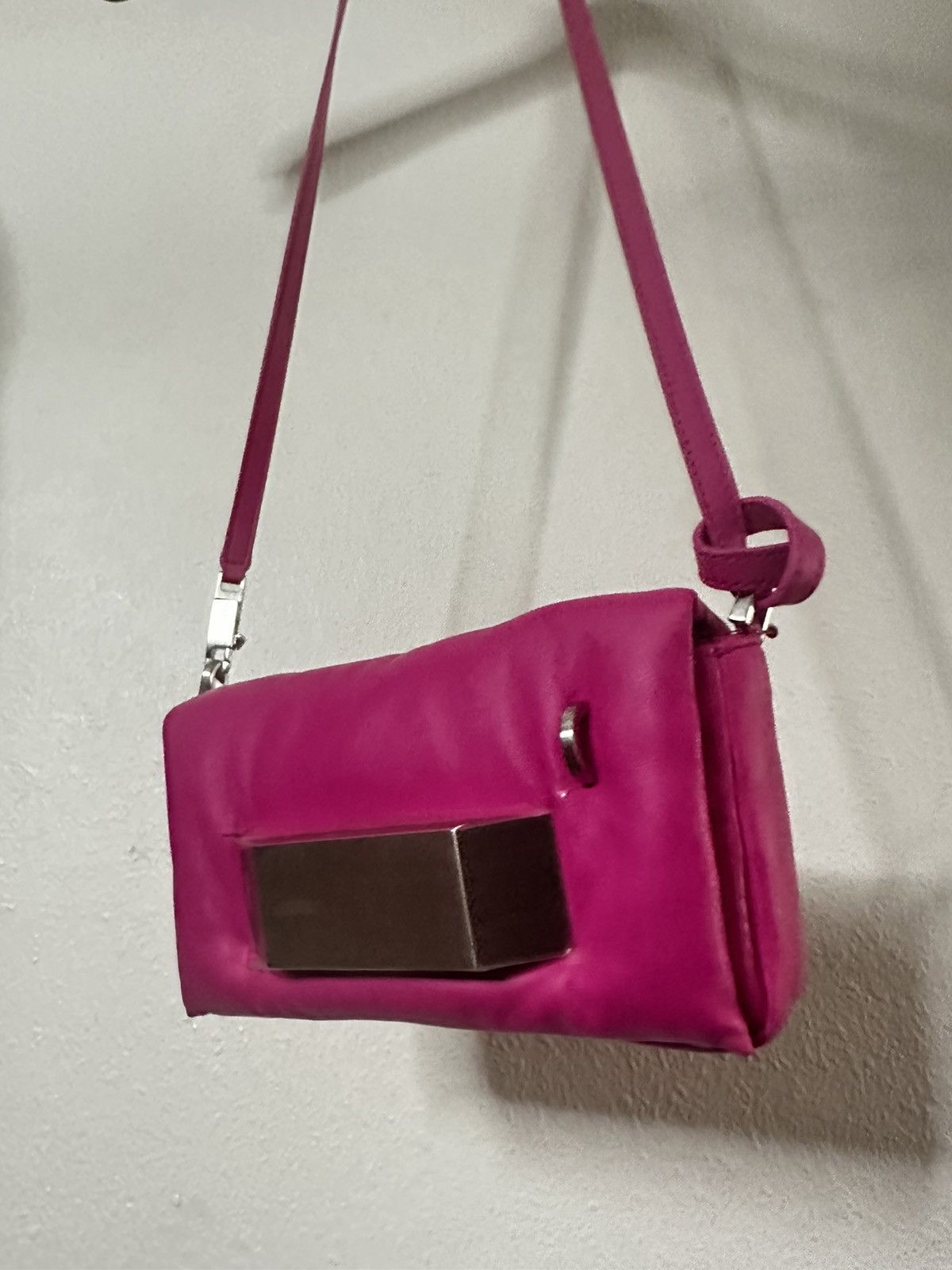 Rick Owens PINK griffin bag | Grailed