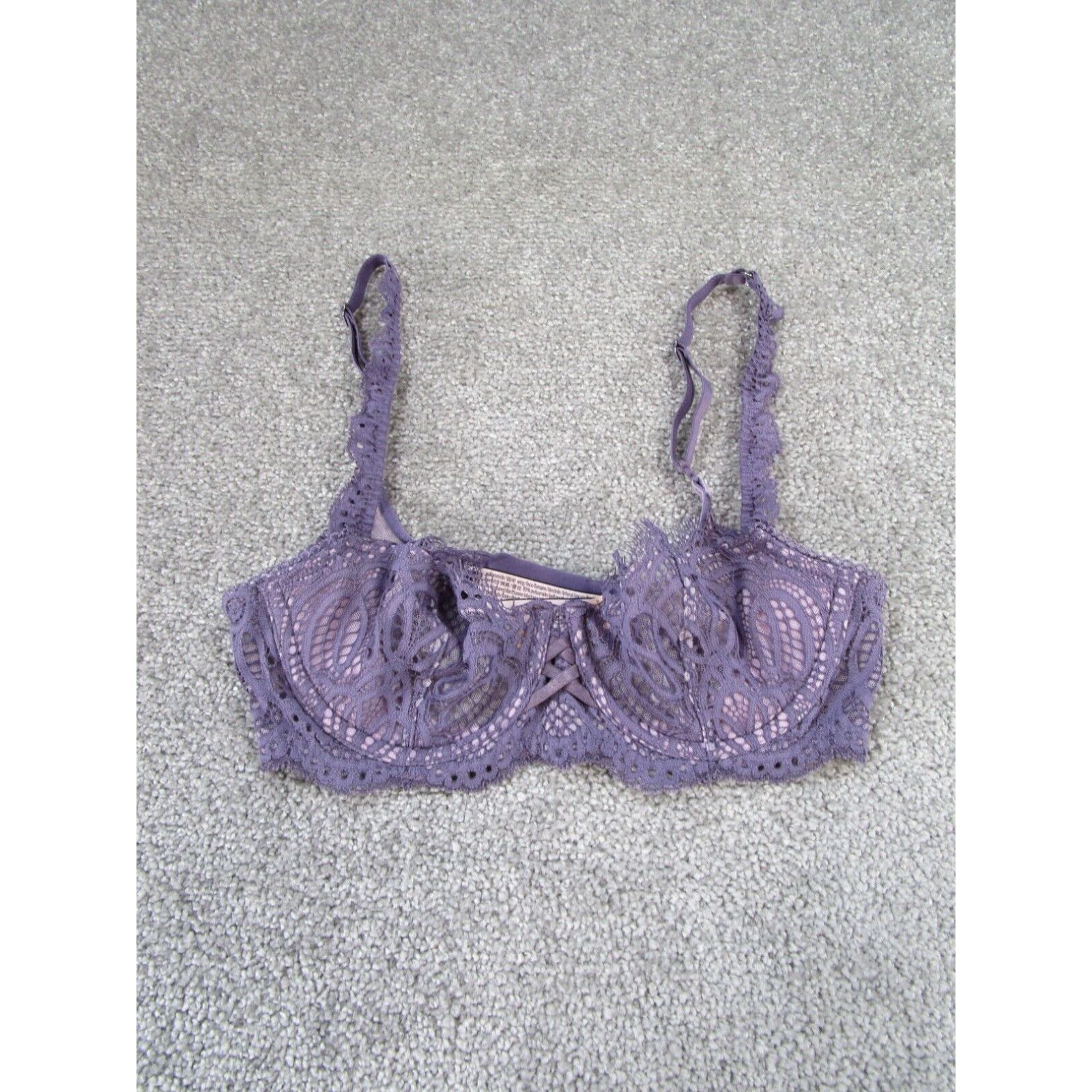 Victoria's Secret Victorias Secret Bra 32C Purple Dream Angels Pushup ...