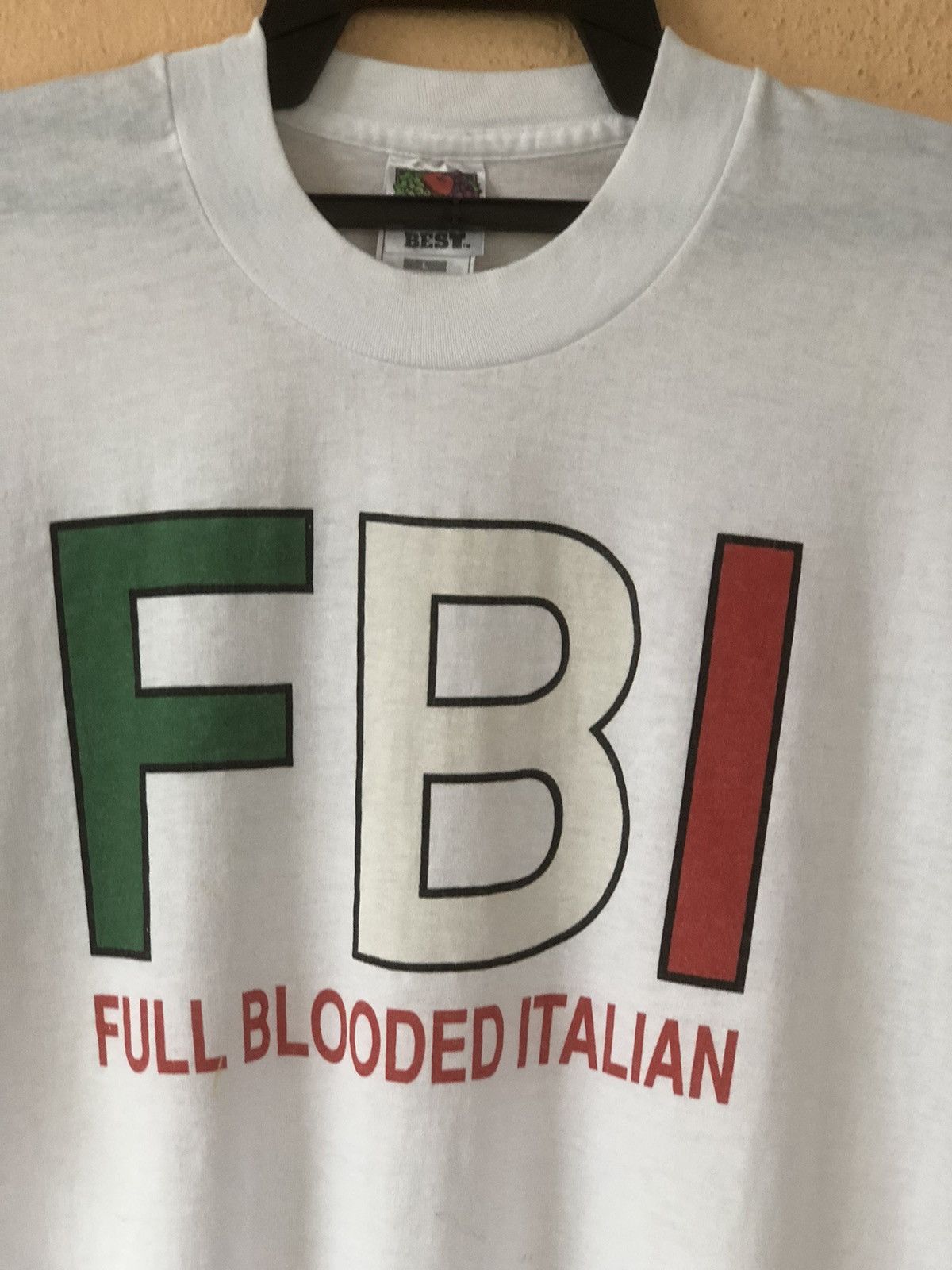 Very Rare × Vintage × WWF Vintage 90s FBI FULL BLOODED ITALIAN ECW ...