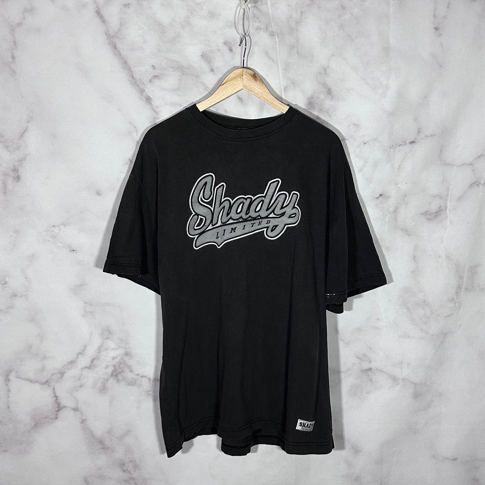 Eminem × Shady Ltd × Vintage Y2K Shady Limited Black Logo Tee | Grailed