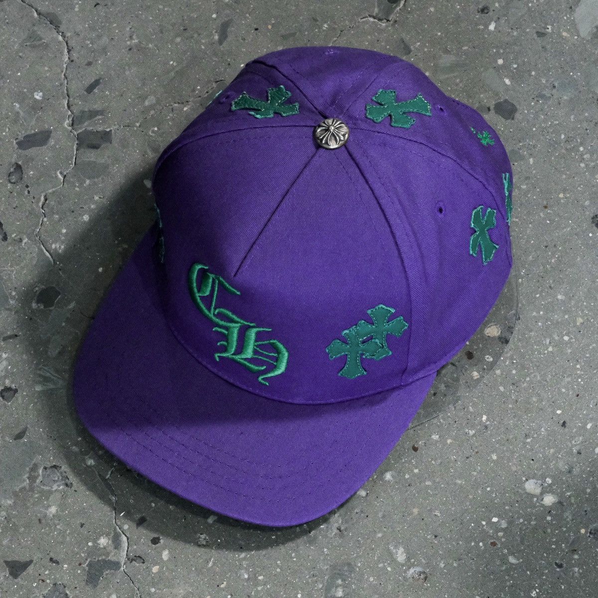 Chrome Hearts CHROME HEARTS BASEBALL CAP - CH / MULTI CROSS | Grailed
