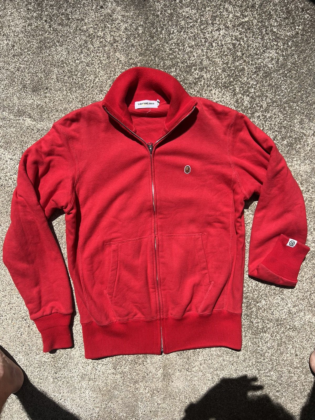 Bape × Nigo Bape classics red tracksuit zip up | Grailed