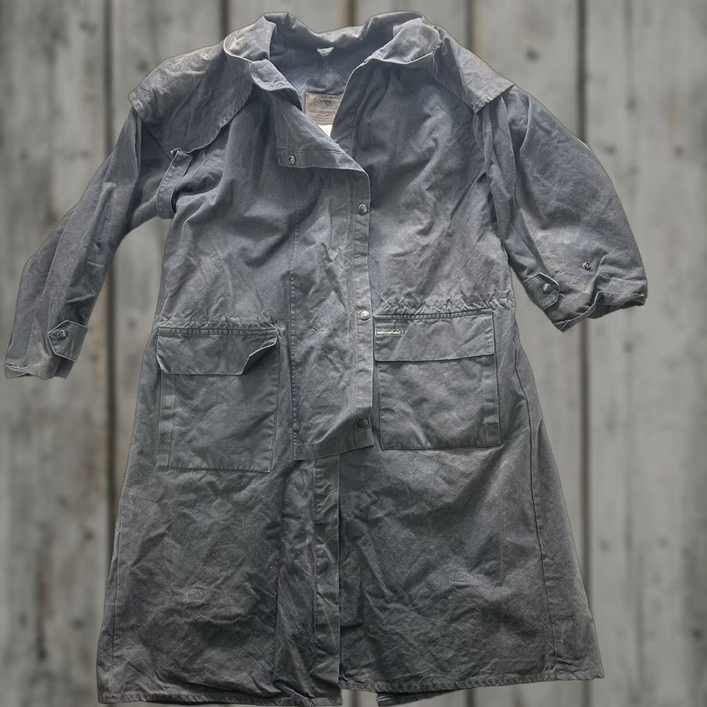Vintage Outback Trading Company Men’s Medium Full-Length Duster Trench ...