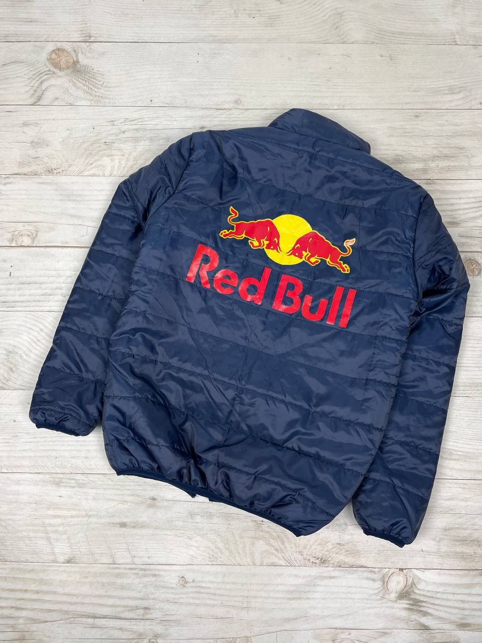 Red Bull × Vintage Red Bull Infinity Racing Micro Puffer Jacket Big ...