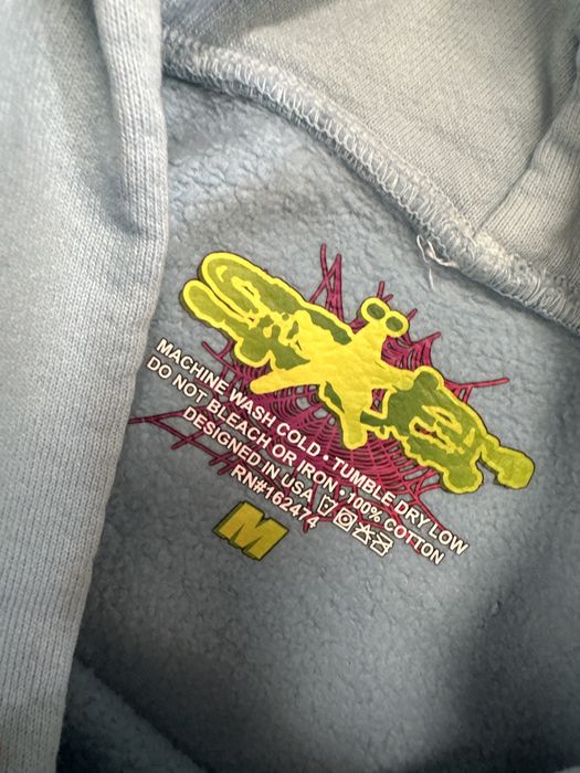 Spider Worldwide Spider blue hoodie | Grailed