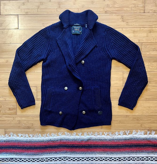 Scotch & Soda 100% Wool Scotch and Soda Double Breasted Cardigan | Grailed