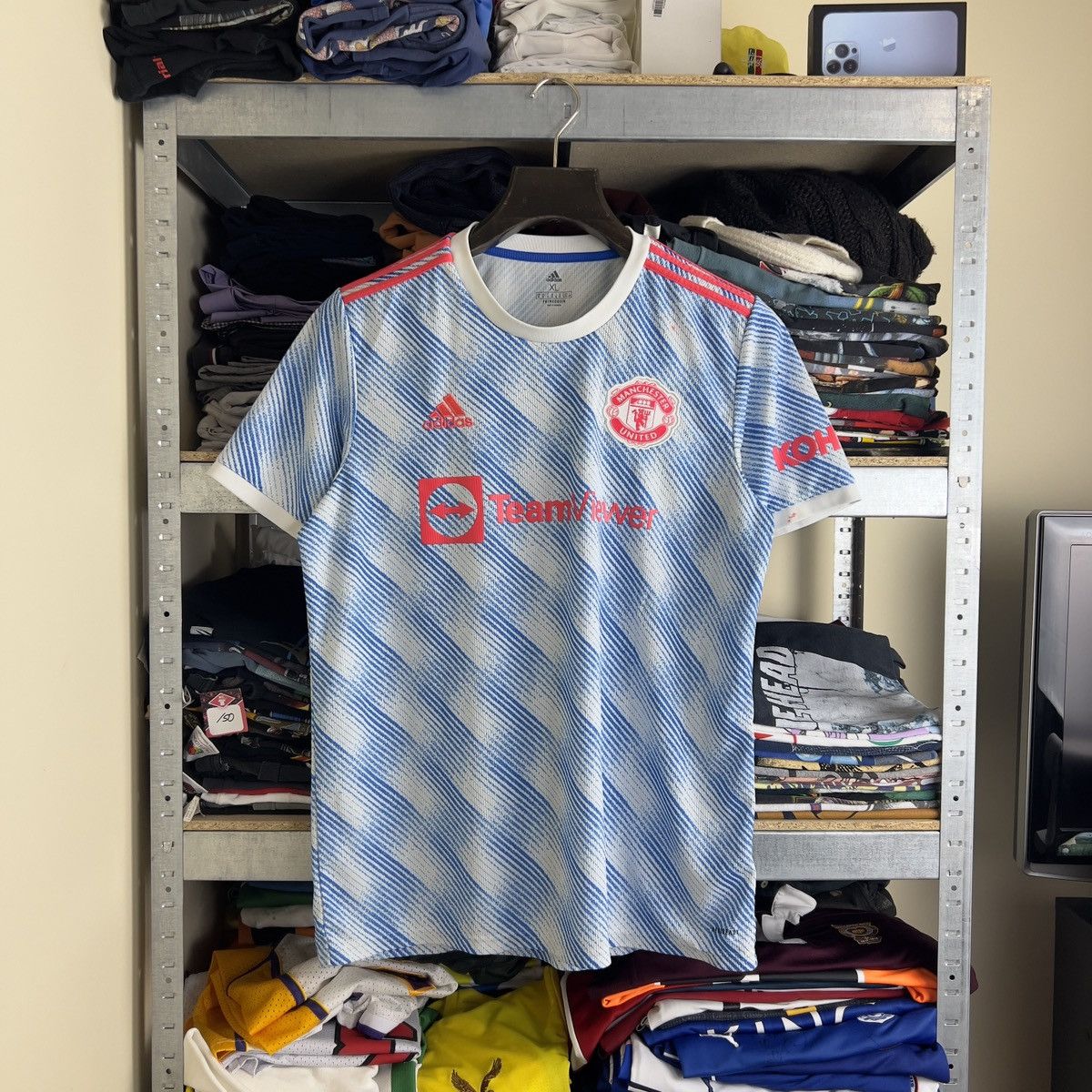 Adidas Rare! Manchester United Adidas Soccer Jersey Shirt Away | Grailed