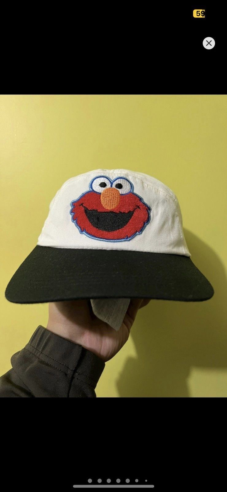 Vintage ***FINAL DROP***RARE 1998 ELMO SESAME STREET SAMPLE CAP O/S ...