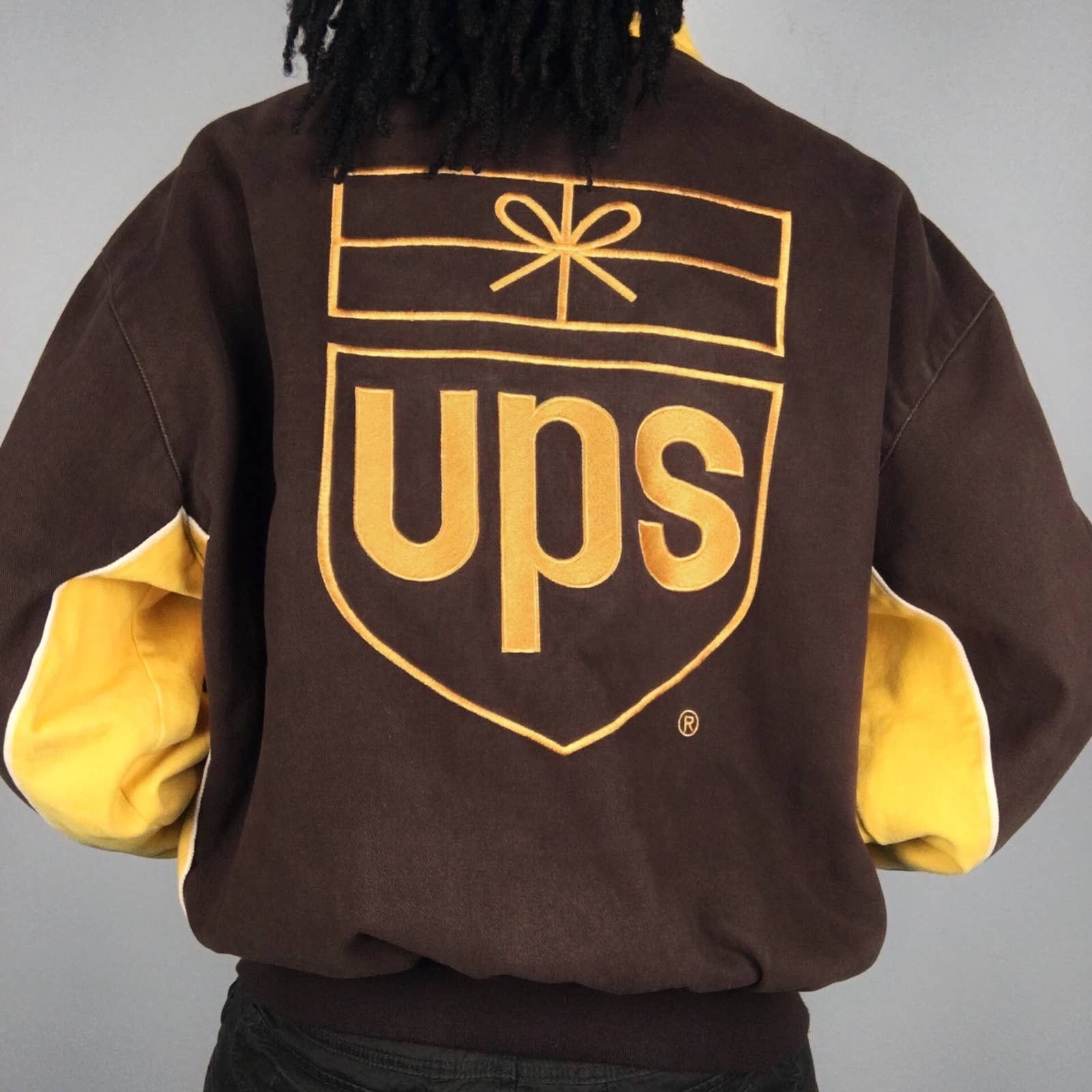 NASCAR × Streetwear × Vintage Vintage UPS NASCAR Racing Jacket Brown ...