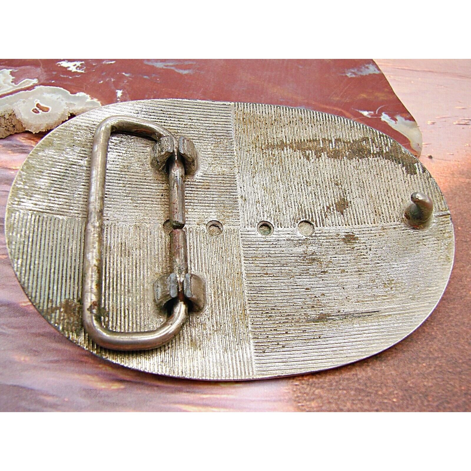 Vintage Vintage Western Buckle Embossed Floral Pattern Rope Design B ...