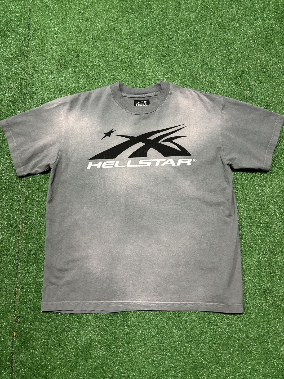 HELLSTAR Hellstar Studios Basic Grey T-Shirt | Grailed