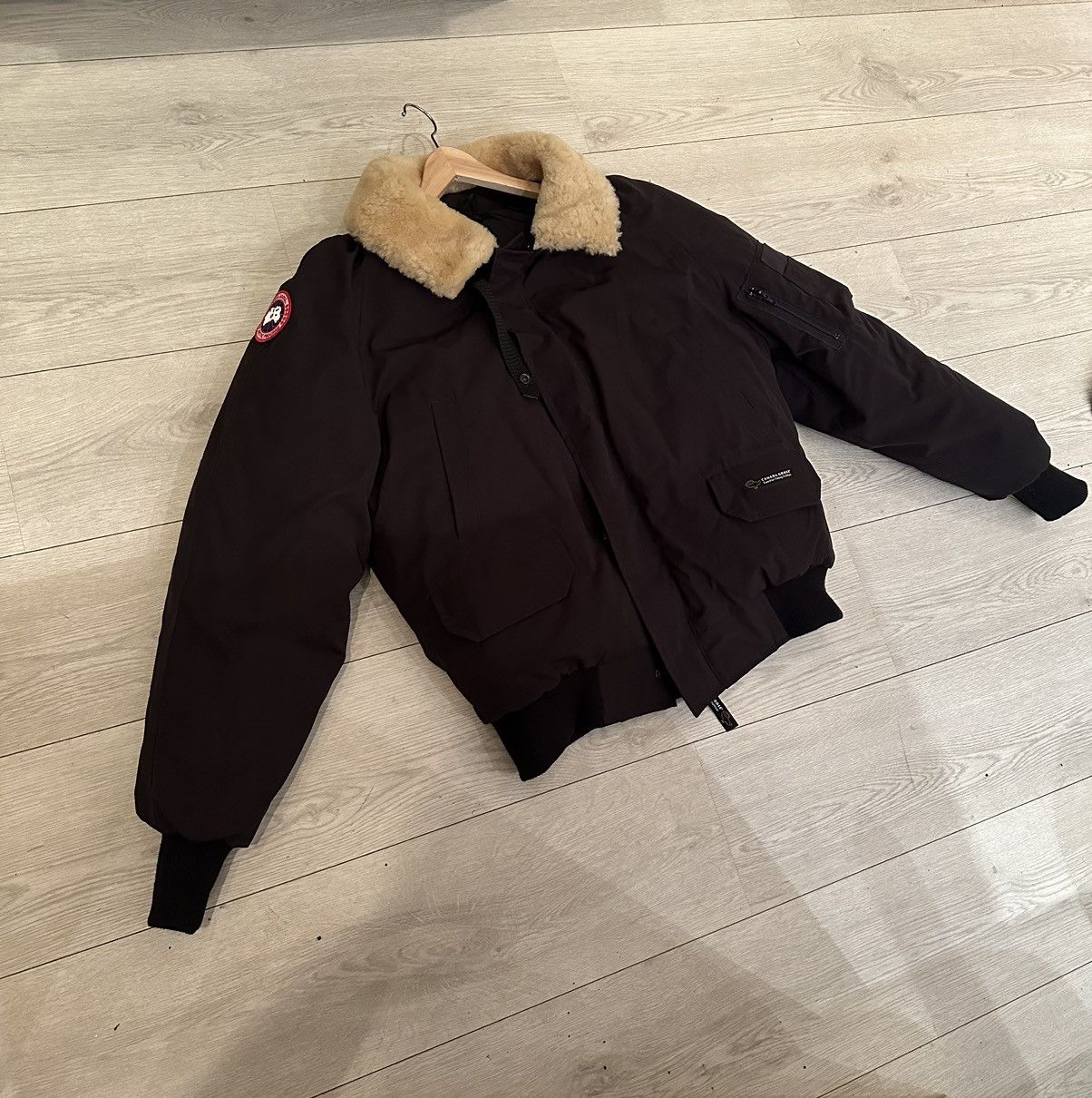 Canada Goose Canada Goose Air Force Down Shearling Bomber size L | Grailed