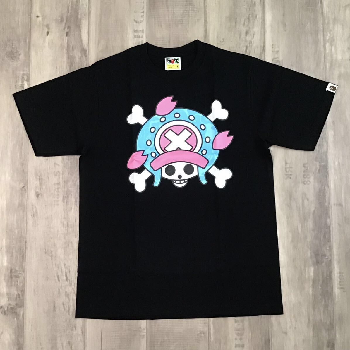 Bape ONE PIECE BAPE camo Chopper flag mark T-shirt a bathing ape | Grailed