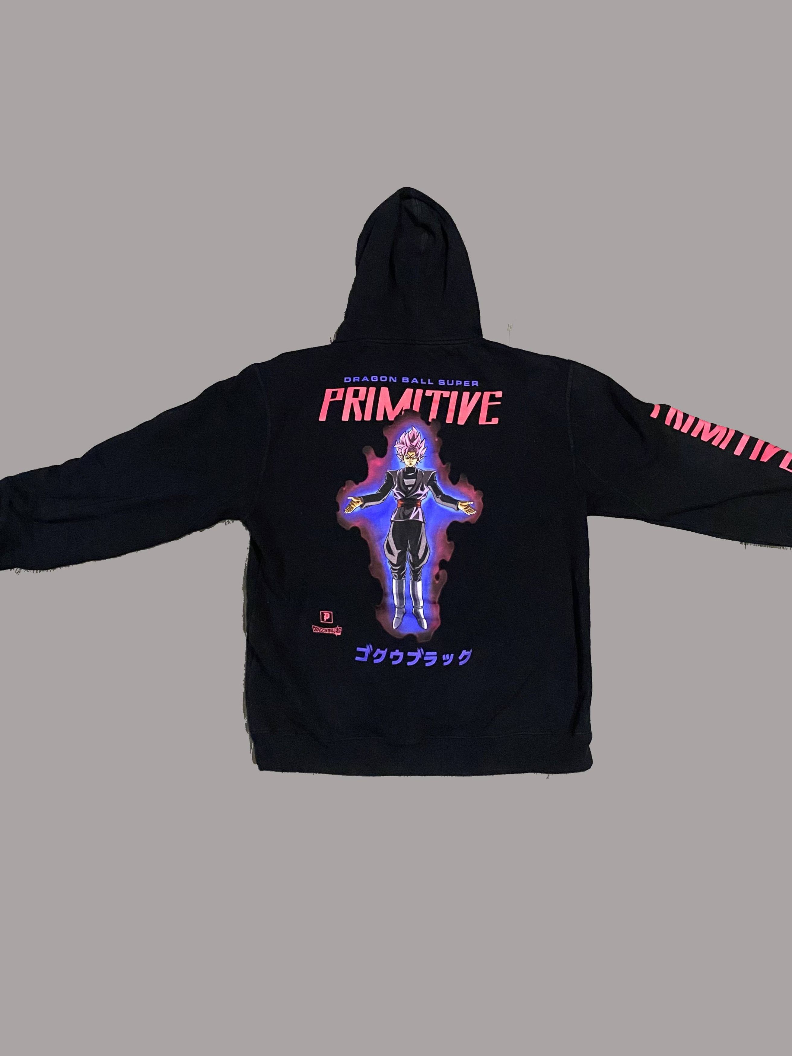 Primitive Dragon Ball X Primitive Goku Black Hoodie Size L | Grailed