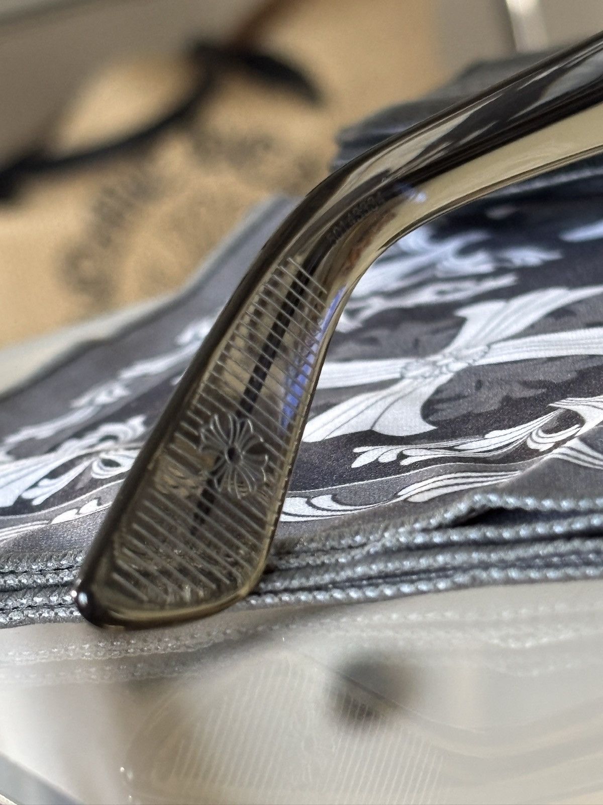 Chrome Hearts CHROME HEARTS | VAGILLIONAIRE 2 DAGGER LOGO ACETATE ...