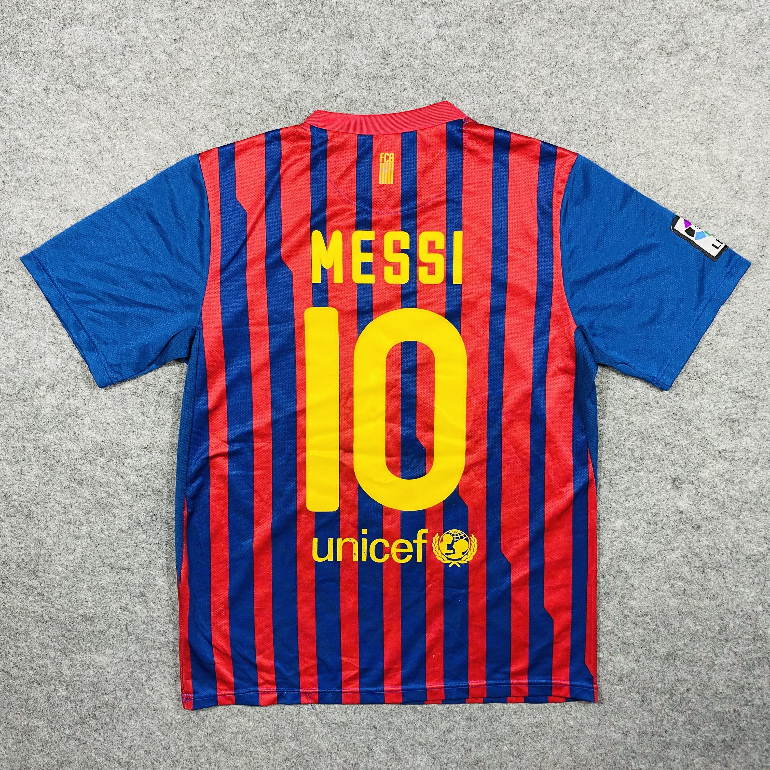 Nike Nike Barcelona Qatar Foundation Home Jersey Messi 10-M026 | Grailed